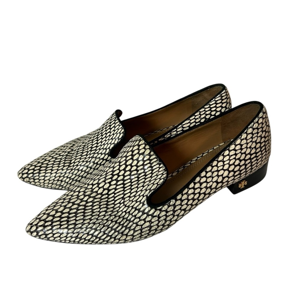 Tory Burch Pascal King Cobra Printed Leather Smoking … - Gem